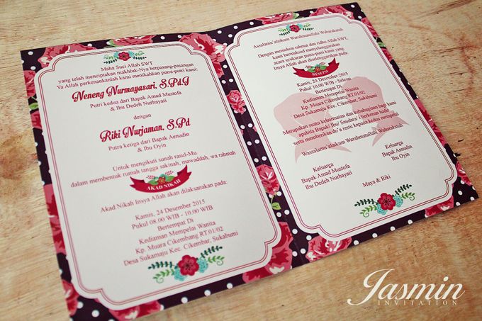 Maya & Riki by Jasmin Invitation | Bridestory.com