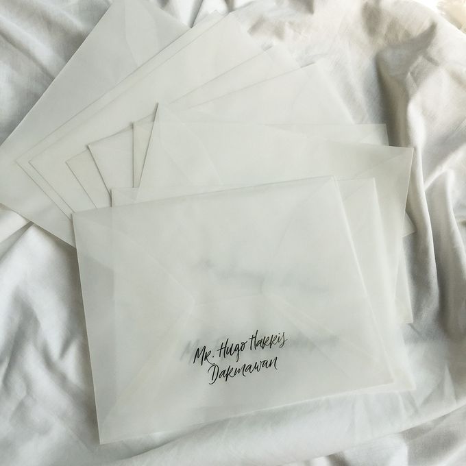 Devin & Devina Guests' Envelope Writing | Calligraphy By Mercia ...