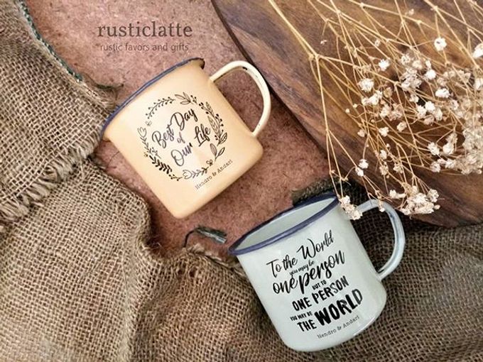 Souvenir mug Enamel by Rusticlatte | Bridestory.com