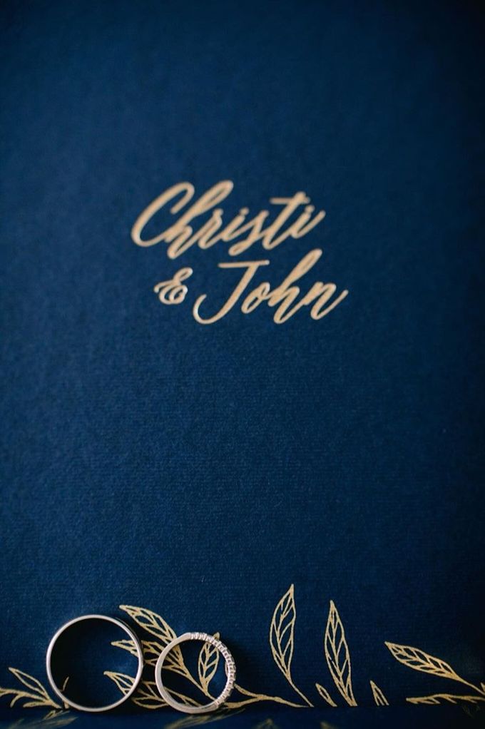 Christi & John Wedding Invitation | Calligraphy By Mercia | Bridestory