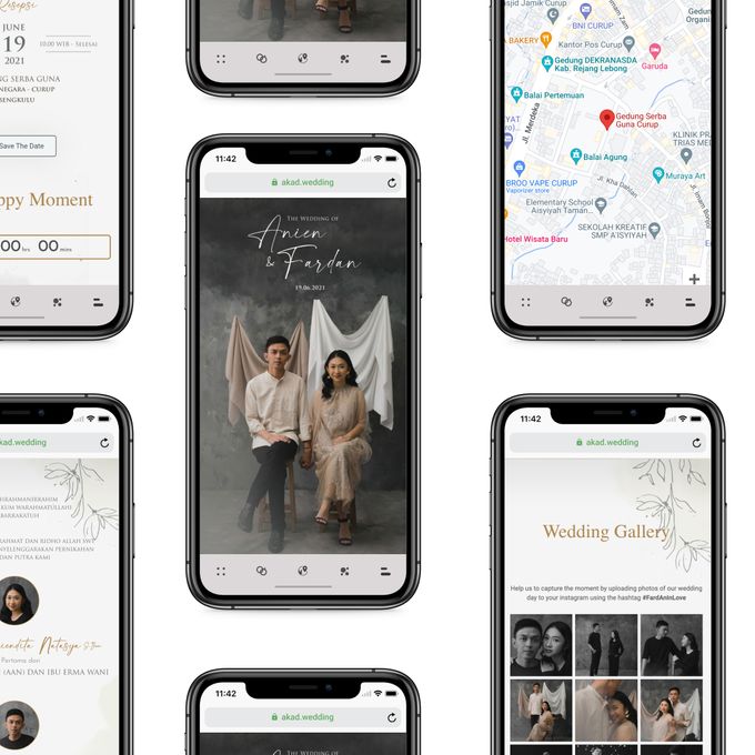 Portfolio Akad.Wedding | akad.wedding - undangan online / invitation web | Bridestory