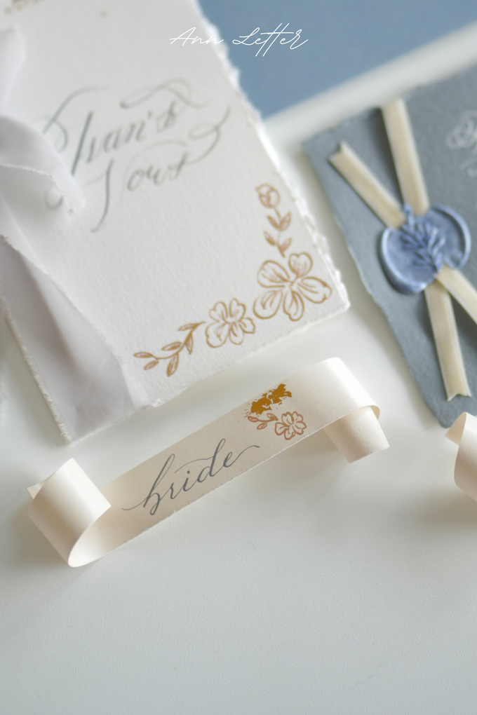 Dusty Blue - Nude by Ann Letter | Bridestory.com