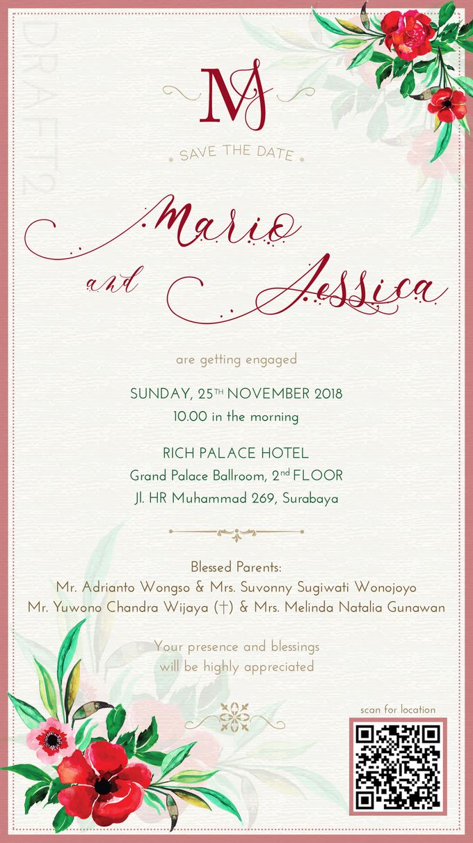 Static Digital Invitation by Zekabila | Bridestory.com