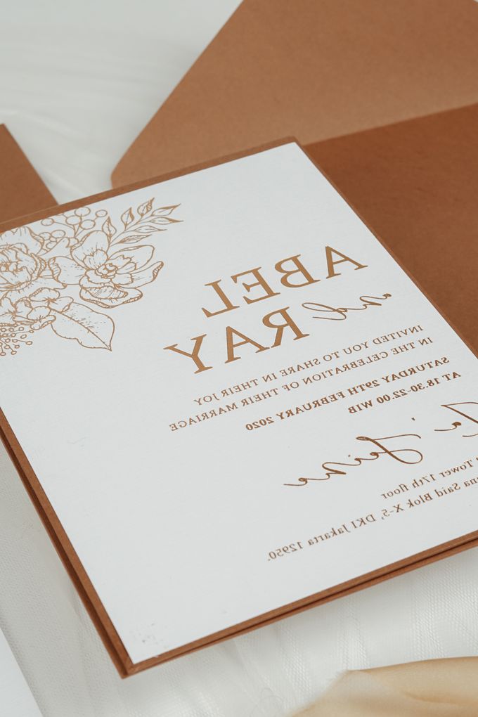 Abel Cantika & Ray (Reflection Mirror Invitation) | TMADE | Bridestory