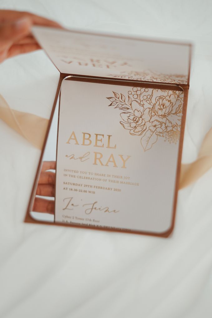 Abel Cantika & Ray (Reflection Mirror Invitation) | TMADE | Bridestory