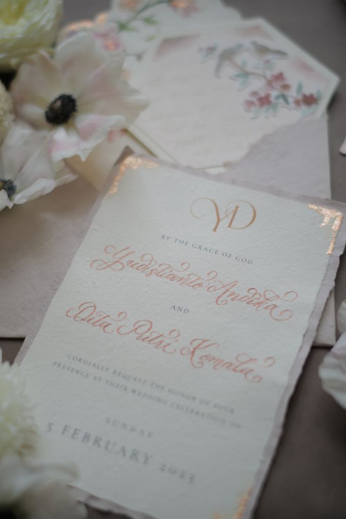 Keepsake invitations for Y + D | Lovebirdstories | Bridestory