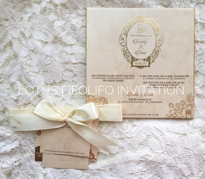 Deddy & Devi Invitation by Lotus Fifolifo Invitation | Bridestory.com