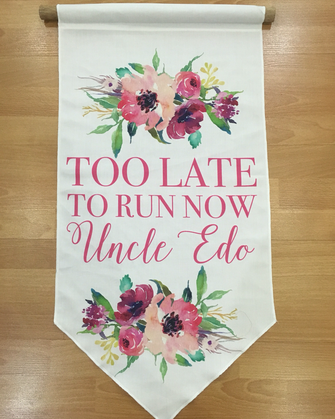 Here Comes the Bride Flag by dydx Bride | Bridestory.com