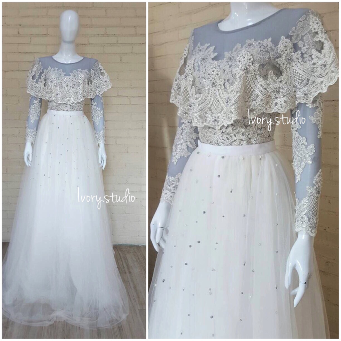 Sample Hijab wedding gown | Ivory.Studio | Bridestory