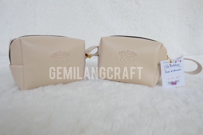 Premium boxy pouch for kiki&grendis wedding | Gemilang Craft | Bridestory