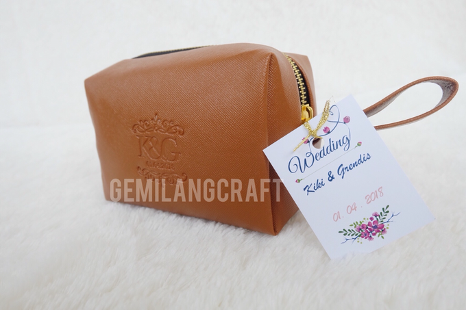 Premium boxy pouch for kiki&grendis wedding | Gemilang Craft | Bridestory
