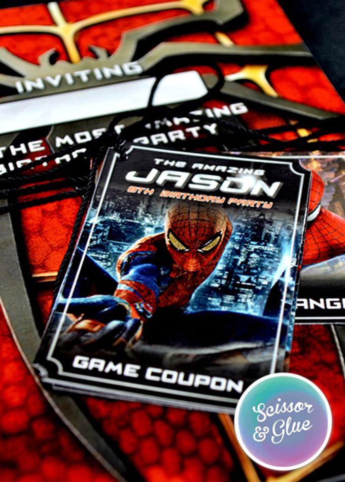 Amazing Spiderman Invitation - Jason by Scissor & Glue | Bridestory.com