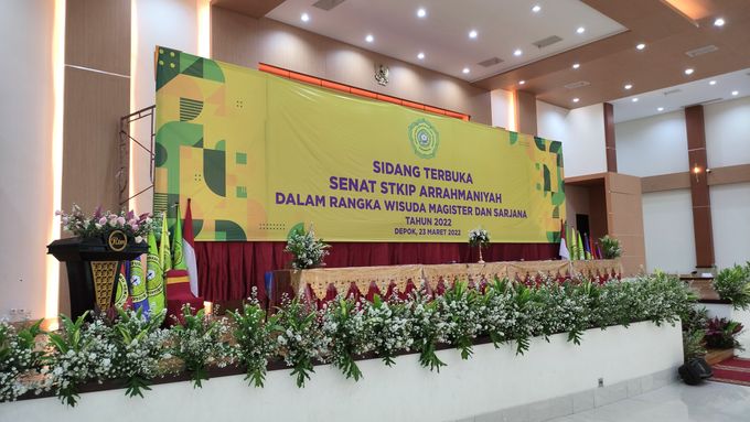Wisuda STKIP Arrahmaniyah 2022 | Graha and Conventional Hall Ronatama ...