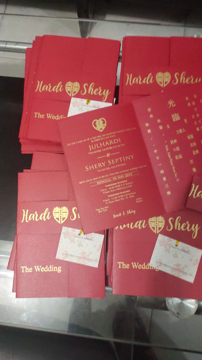 Undangan Chinese Hardy & shery | Sanggar Undangan | Bridestory