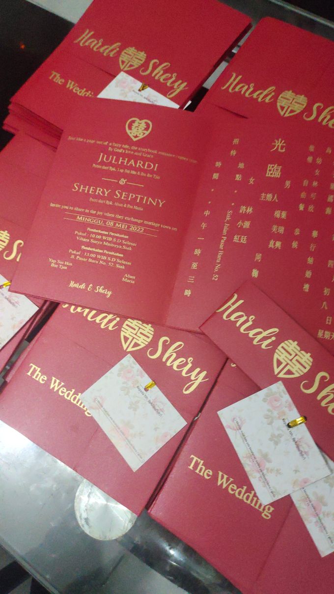 Undangan Chinese Hardy & shery | Sanggar Undangan | Bridestory