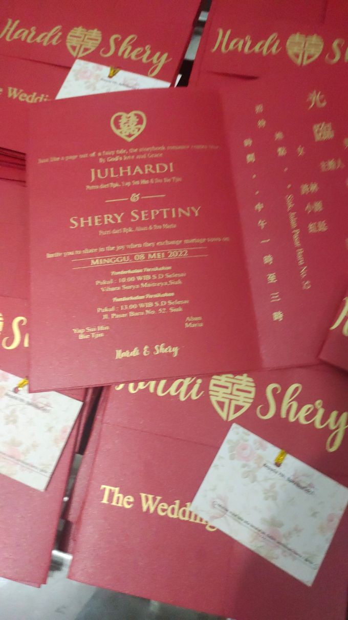 Undangan Chinese Hardy & shery | Sanggar Undangan | Bridestory