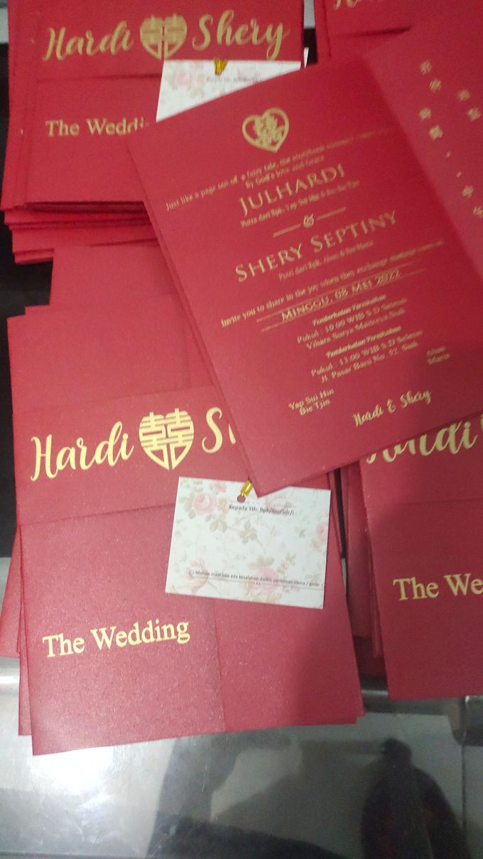 Undangan Chinese Hardy & shery | Sanggar Undangan | Bridestory