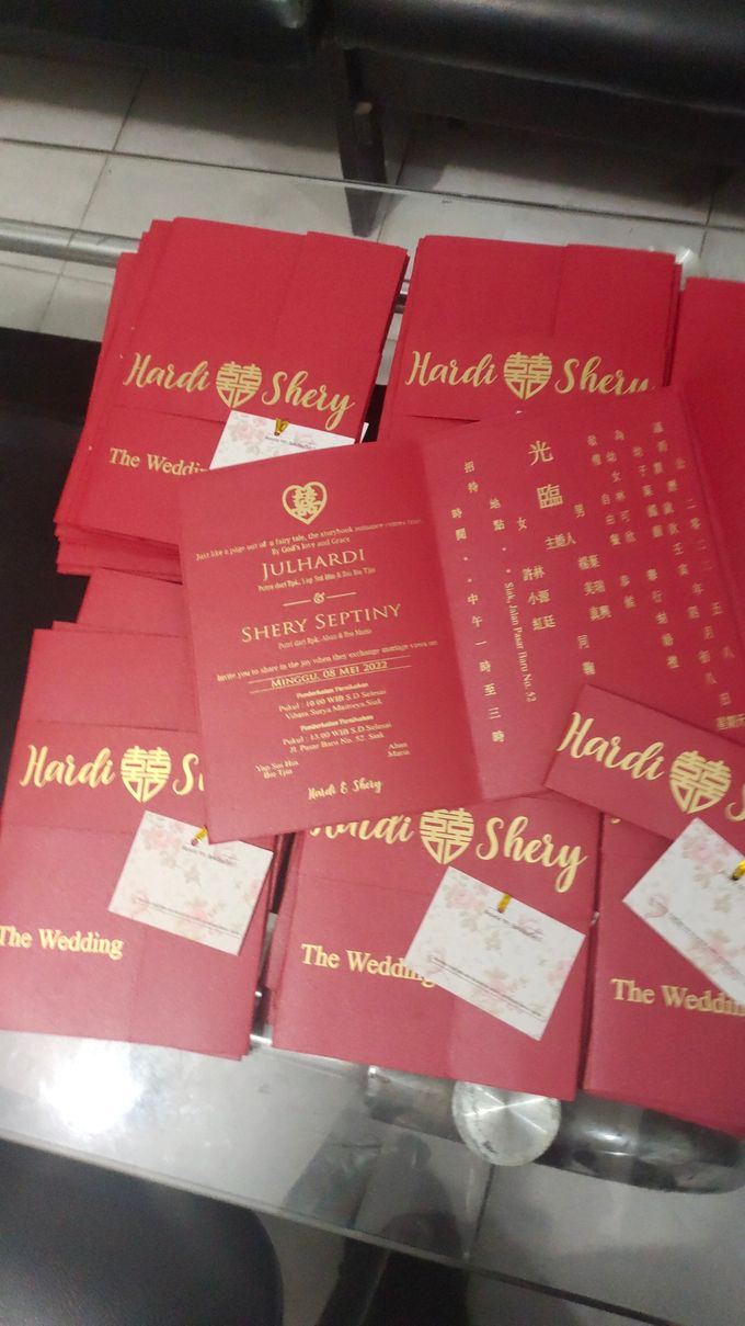 Undangan Chinese Hardy & shery | Sanggar Undangan | Bridestory