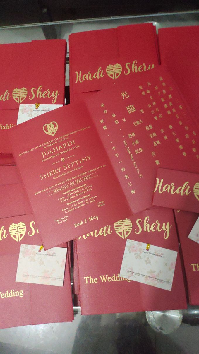 Undangan Chinese Hardy & shery | Sanggar Undangan | Bridestory
