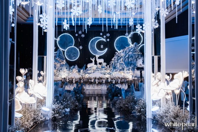 Raffles Jakarta Dian Ballroom 10 2021.03.28 | White Pearl Decoration ...