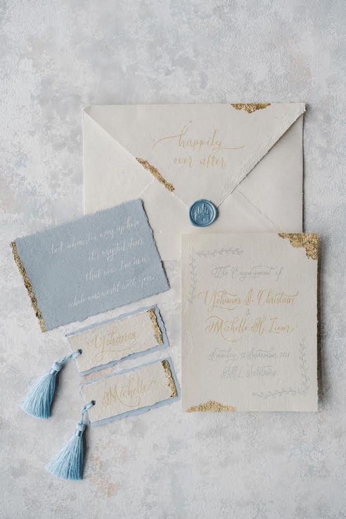 The Engagement of Michelle and Yohanes by Alora Letters // Calligraphy ...