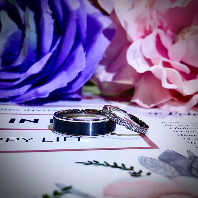 Black Wedding Bands by eClarity Diamonds | Bridestory.com