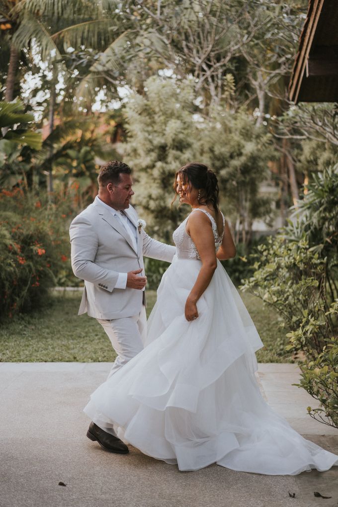 A private villa wedding of Malika & Taylor in Bali | Amora Bali Weddings | Bridestory