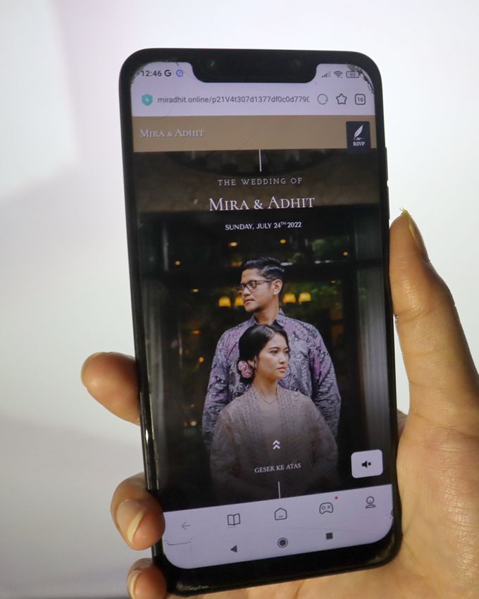 Adhit & Putri | Vio Buku Tamu RSVP | Bridestory