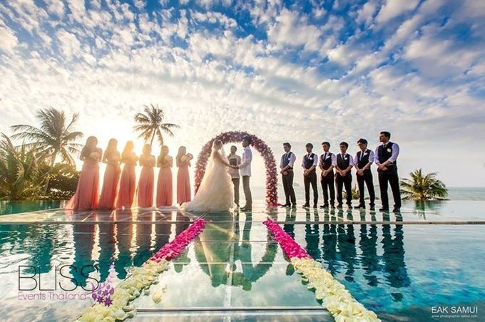 Water On Top Of Wedding