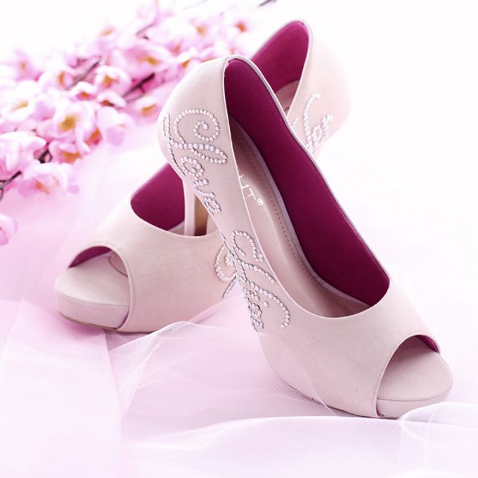 Sepatu Peeptoe Perline Krem - Wedding Shoes - Sepatu Pengantin untuk ...