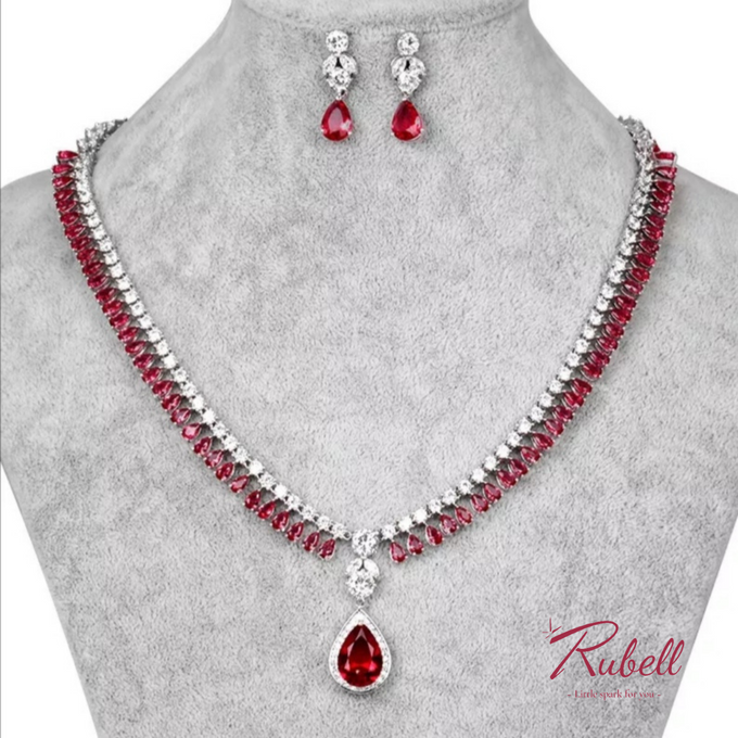 Adela Jewel Set by Rubell Jewelry | Bridestory.com