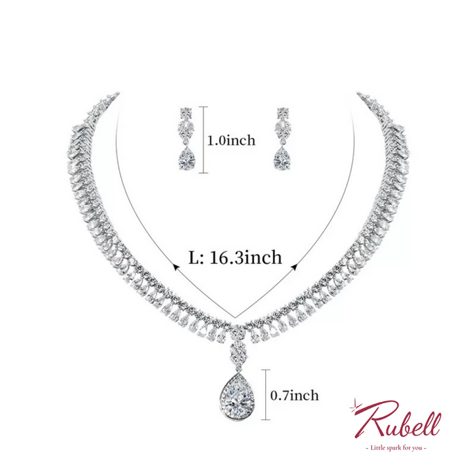 Adela Jewel Set by Rubell Jewelry | Bridestory.com