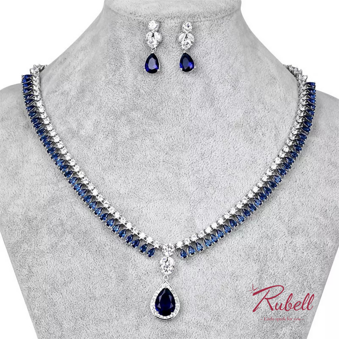 Adela Jewel Set by Rubell Jewelry | Bridestory.com
