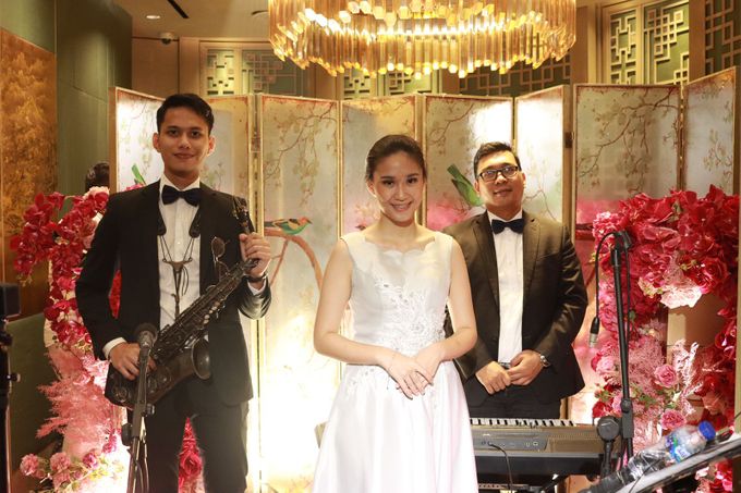 Jazz Wedding band at Lifeng Mandarin Hotel Jakarta by Double V ...