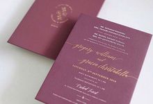 Tapestry Invitation | Wedding Invitations in Bandung | Bridestory.com
